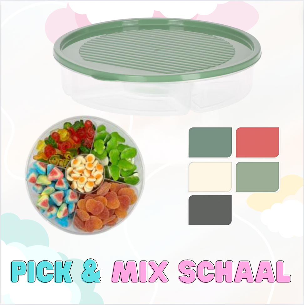 Pick & Mix 5-vaks schaal – Candiez B.V.